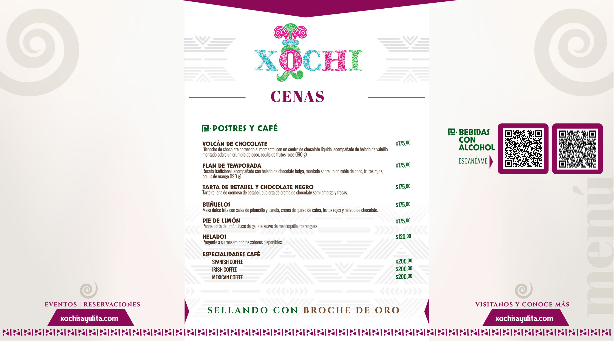 Our Menu – Xochi